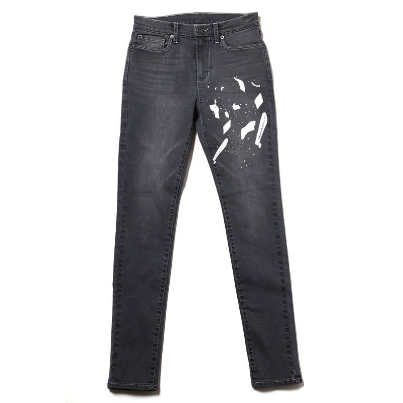 RADIO EVA 710 YAMIYO SKINNY DENIM/GRAY(S GRAY): ファッション RADIO EVA 710 YAMIYO SKINNY DENIM/GRAY(S GRAY): ファッション